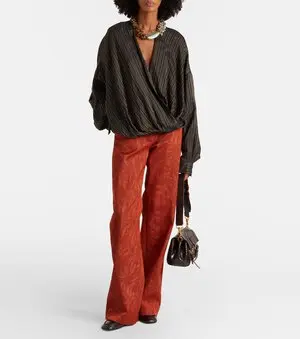 Dries Van Noten Leather Penny Loafers
