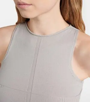 Rick Owens Temple Virgin Wool Tank Top