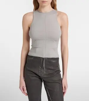 Rick Owens Temple Virgin Wool Tank Top