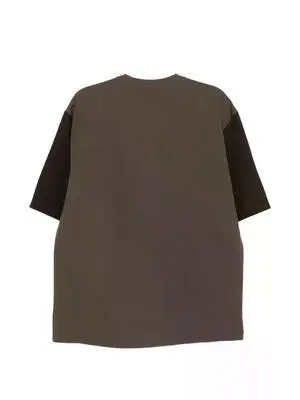 CROQUIS Colour-block T-shirt - Brown