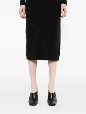 JNBY Arrow Embellished Midi Skirt