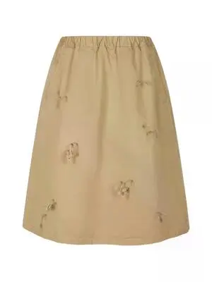 JNBY Appliqué Midi Skirt - Neutrals