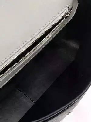 Balenciaga Leather Bb Round Charm Shoulder Bag