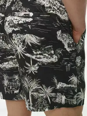 Karl Lagerfeld Printed Shorts