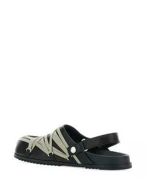 Rick Owens Temple Megalace Mules - Black