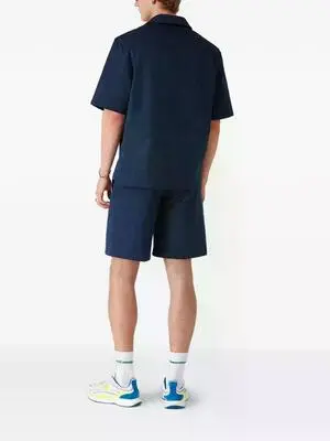 Casablanca Navy Logo Pattern Shorts - Grey