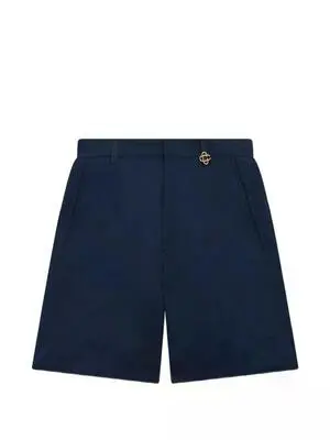 Casablanca Navy Logo Pattern Shorts - Grey