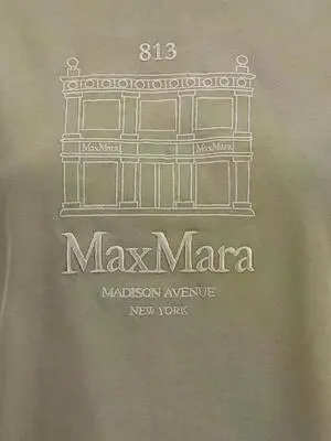 Max Mara Embroidered T-shirt - Green