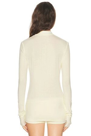 ENTIRE STUDIOS Long Sleeve Polo Top