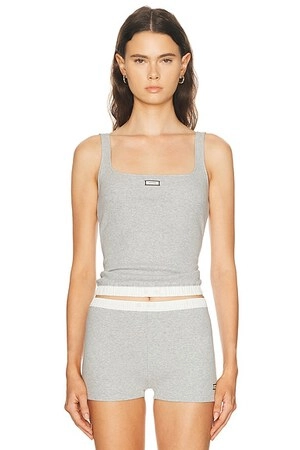 ENTIRE STUDIOS Lounge Tank Top - Pebble