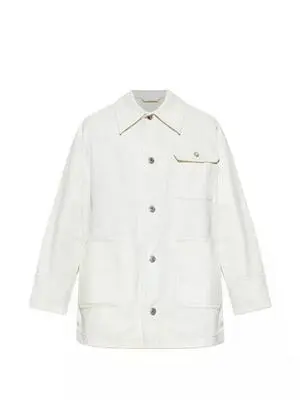 AMI Paris Shirt Jacket With Chest Pocket