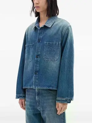 ANN DEMEULEMEESTER Juel Boxy-fit Denim Shirt - Blue