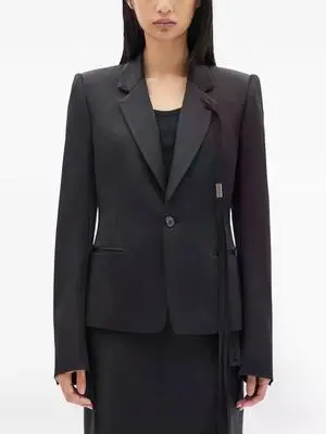 ANN DEMEULEMEESTER Blazer With Silver-tone Hardware