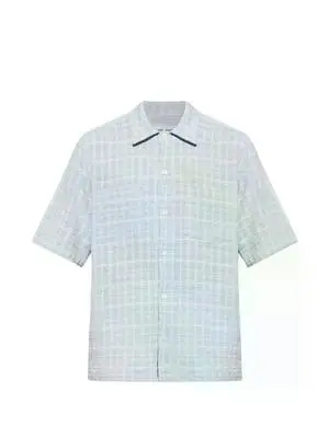 SAMSOE SAMSOE Checked-pattern Chest-pocket Shirt