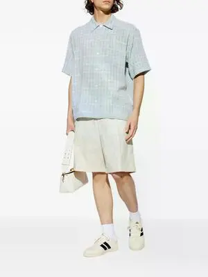 SAMSOE SAMSOE Checked-pattern Chest-pocket Shirt