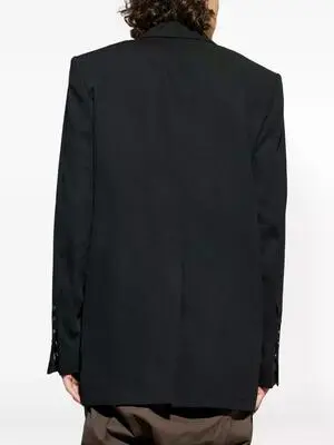 Rick Owens Single-breasted Blazer - Black