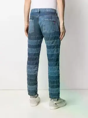 DIESEL® Slim D-strukt Panelled Jeans