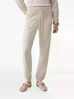 Liu Jo Beige Drawstring Waistband Track Pants - Neutrals