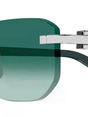 Cartier Geometric Rimless Sunglasses