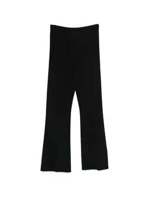 TWINSET Scalloped Trim Trousers