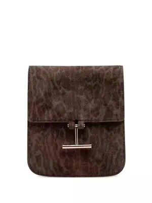 TOM FORD T-bar Closure Crossbody Bag - Brown