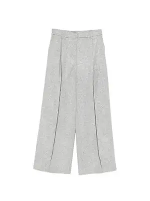 Iceberg Woven Palazzo Pants - Grey