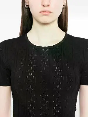 JW Anderson Pointelle Bow Top