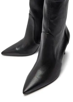 STUART WEITZMAN Power 75 Leather Mid-calf Boots