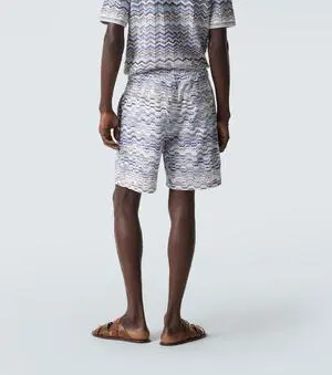 Missoni Zigzag Cotton Shorts