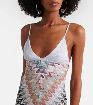 Missoni Zigzag Lame Midi Dress