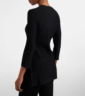Max Mara Ribbed Knit Top