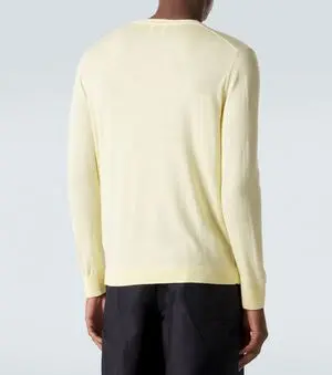 ALLUDE Virgin Wool Crewneck Sweater