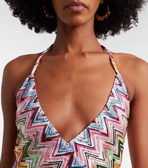 Missoni Zigzag Midi Dress - Multicoloured