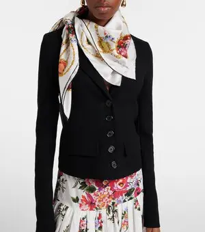 Dolce & Gabbana Dg Silk Scarf - Multicoloured
