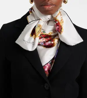 Dolce & Gabbana Dg Silk Scarf - Multicoloured