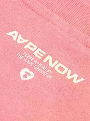 AAPE BY *A BATHING APE Logo T-shirt - Pink