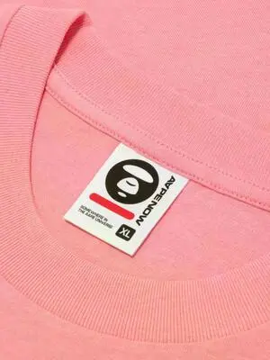 AAPE BY *A BATHING APE Logo T-shirt - Pink
