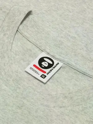 AAPE BY *A BATHING APE Logo T-shirt - Grey