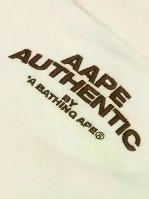 AAPE BY *A BATHING APE Appliqué T-shirt - Neutrals