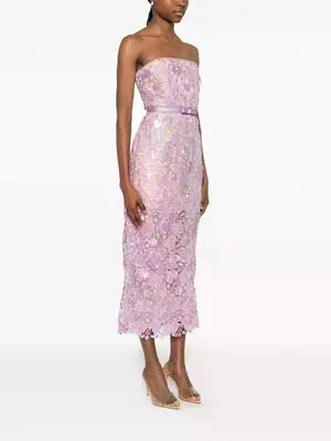 Retrofete Rowena Lace Midi Dress