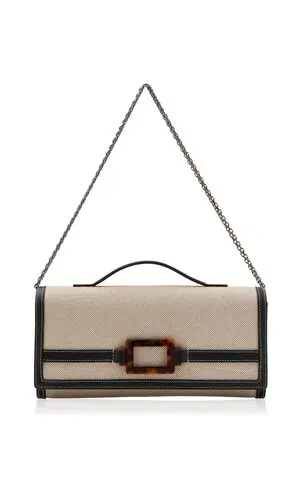 ROGER VIVIER Belle Vivier Clutch - Neutral