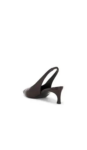 ROTATE BY BIRGER CHRISTENSEN Leather Slingback Pumps - Brown