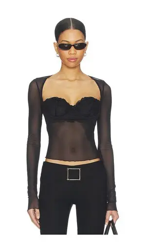 I.AM.GIA Silo Sleeve Top - Black