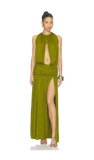 LOVERS AND FRIENDS Maxi Dress With Front Cut-out
