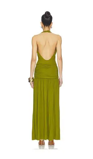 LOVERS AND FRIENDS Maxi Dress With Front Cut-out