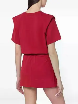 Isabel Marant Étoile Short Sleeve Crew Neck T-shirt With Structured Shoulders