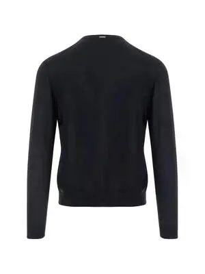 Herno Crew Neck Long Sleeve Jumper - Blue