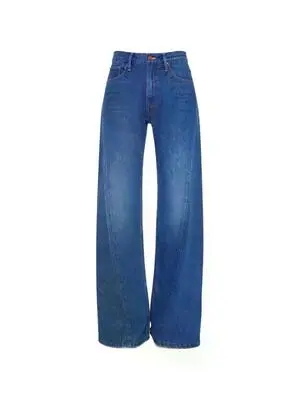 MOTHER Panelled Wide-leg Jeans