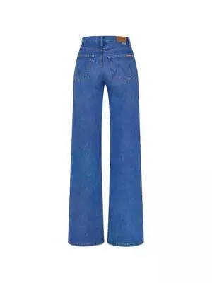 MOTHER Panelled Wide-leg Jeans