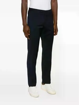 Incotex Textured Straight Leg Trousers